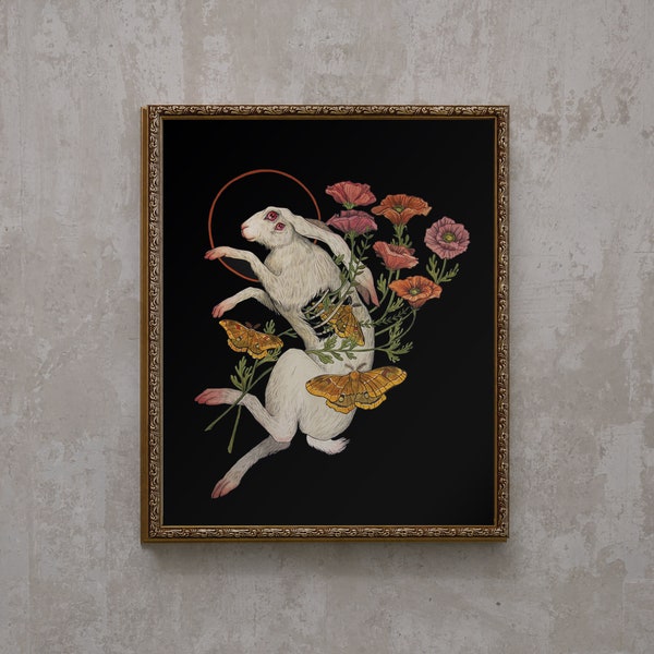 White Rabbit Art - Etsy