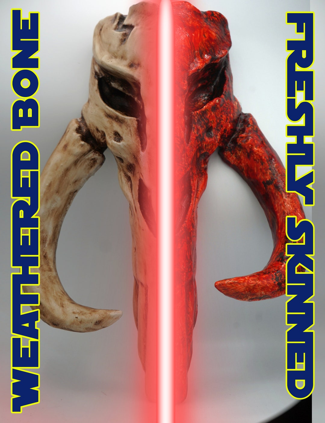 Mandolorian Style Mythosaur Skull Wall Art Deco Decoration - Etsy