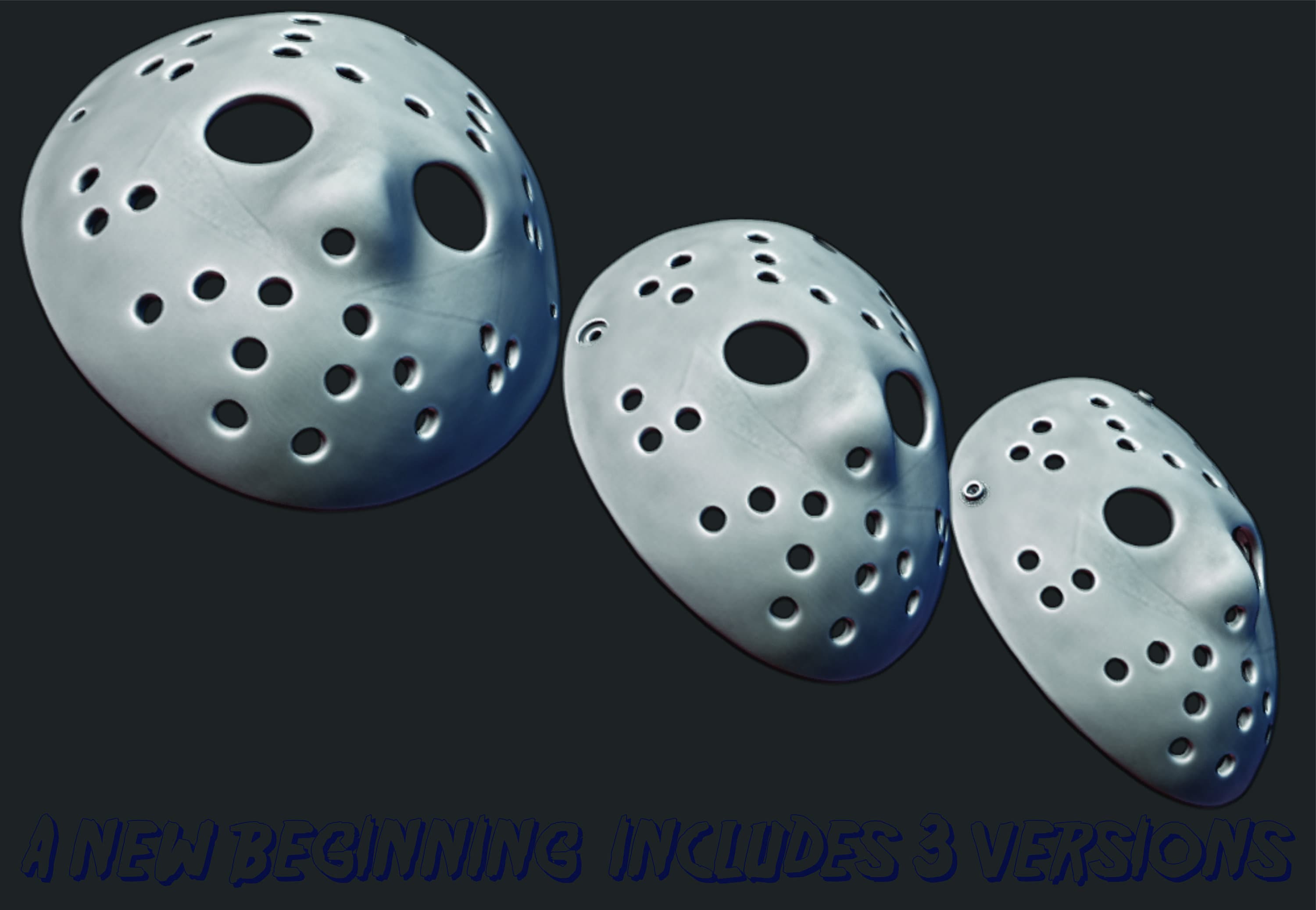 Jason 5 Hockey Mask 3D Print File STL - Etsy