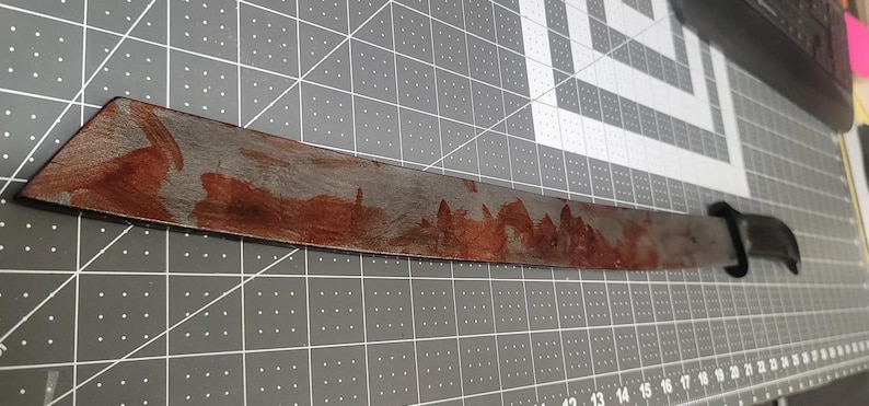 Megan Paper Cutter Handle Style Fake Machete Prop Cosplay Halloween ...