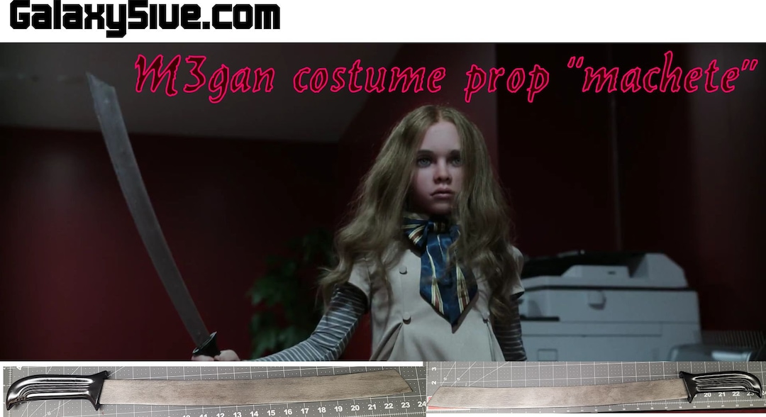 M3gan Megan Paper Cutter Machete Prop Cosplay Halloween - Etsy UK
