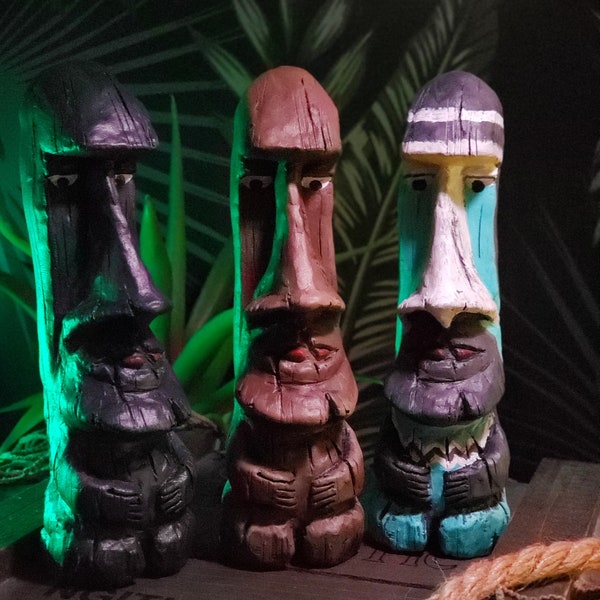 Tiki Statue - Etsy