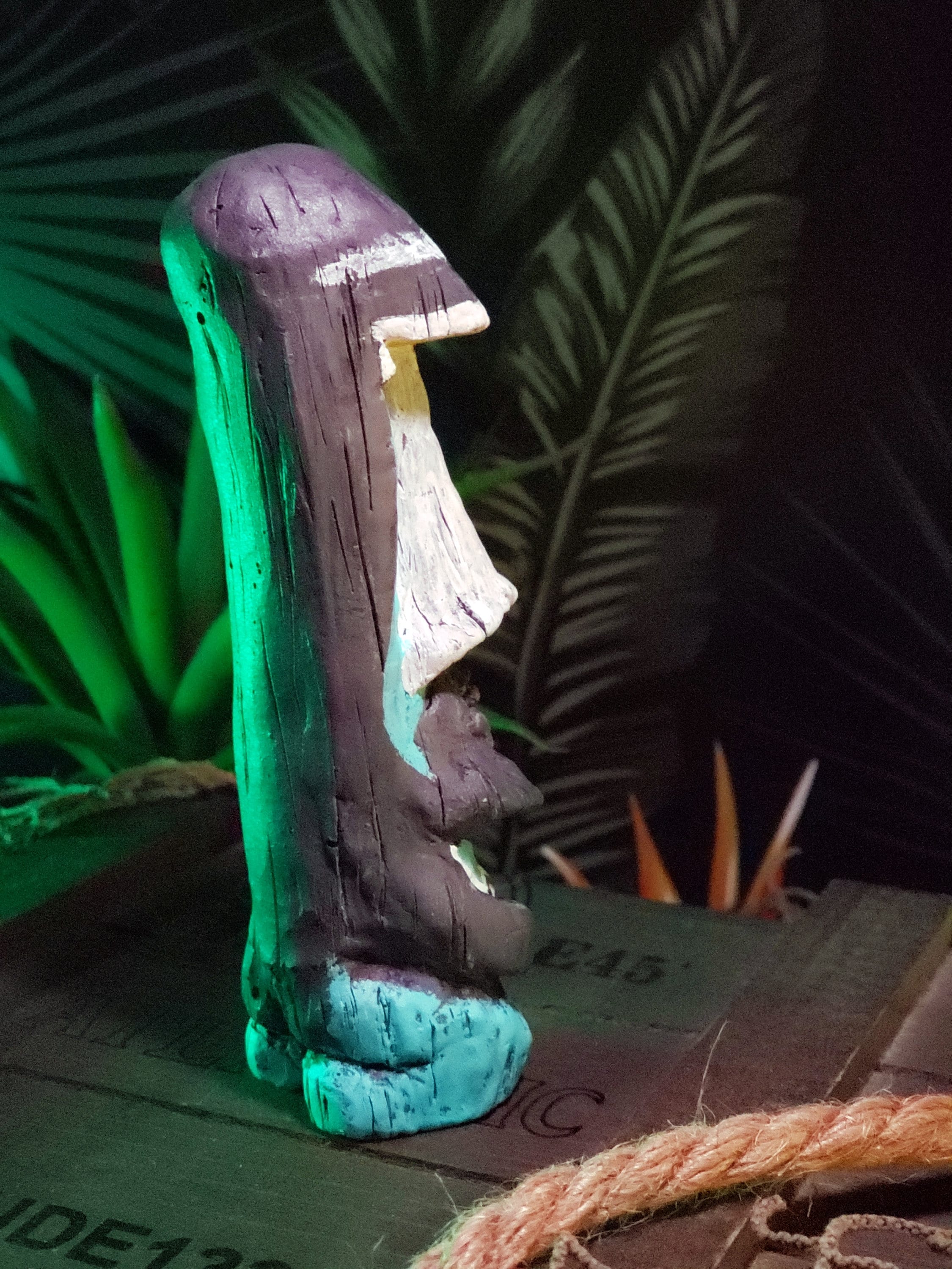 Big Barney Resin Tiki Statue - Etsy