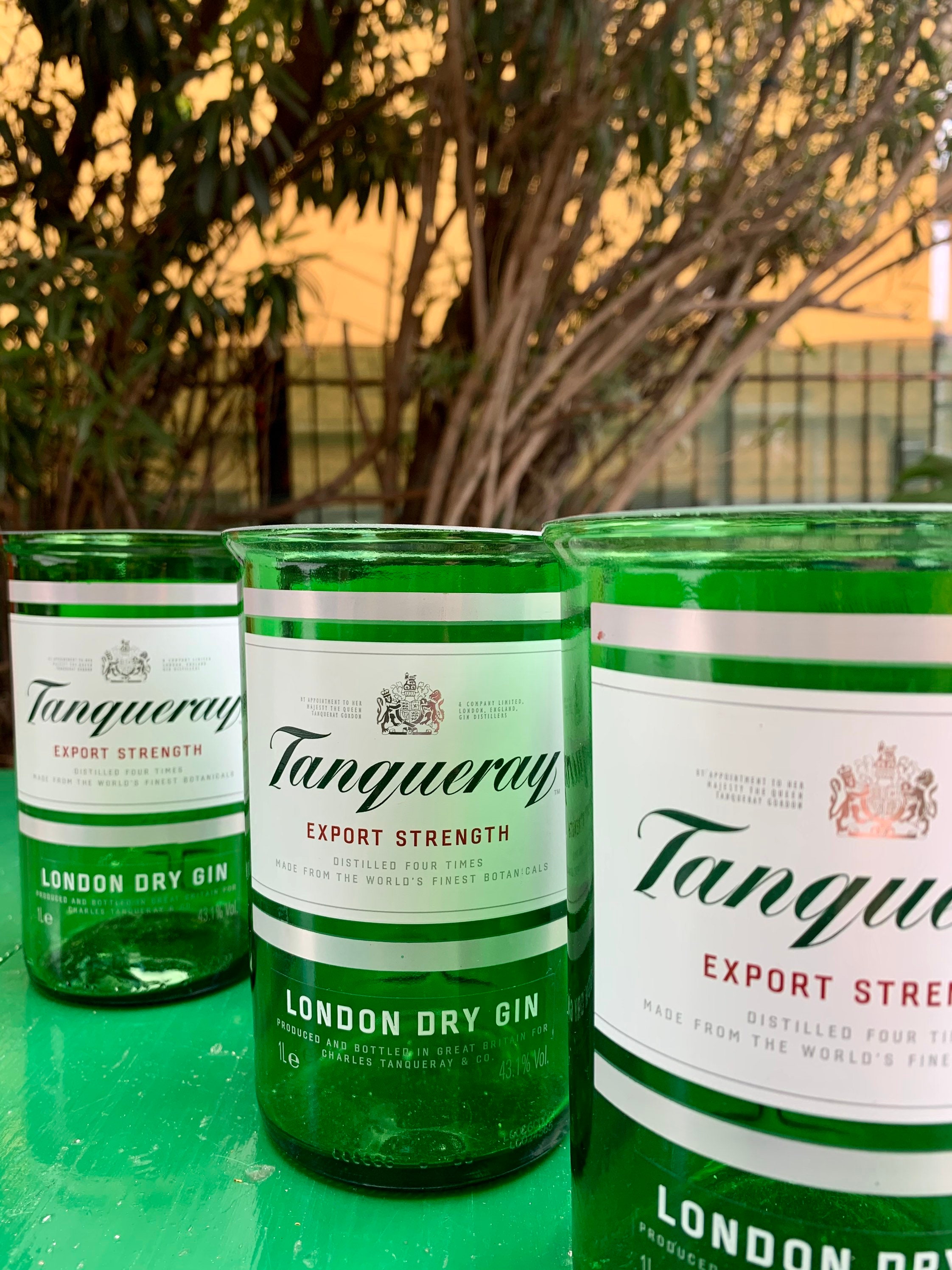 Home & Living Kitchen & Dining hand-polished bottles Pair Vases/glasses ...