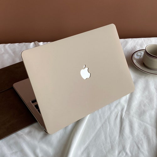 Woven Leather Milky Beige Hard Case Cover for Macbook Air 13 - Etsy