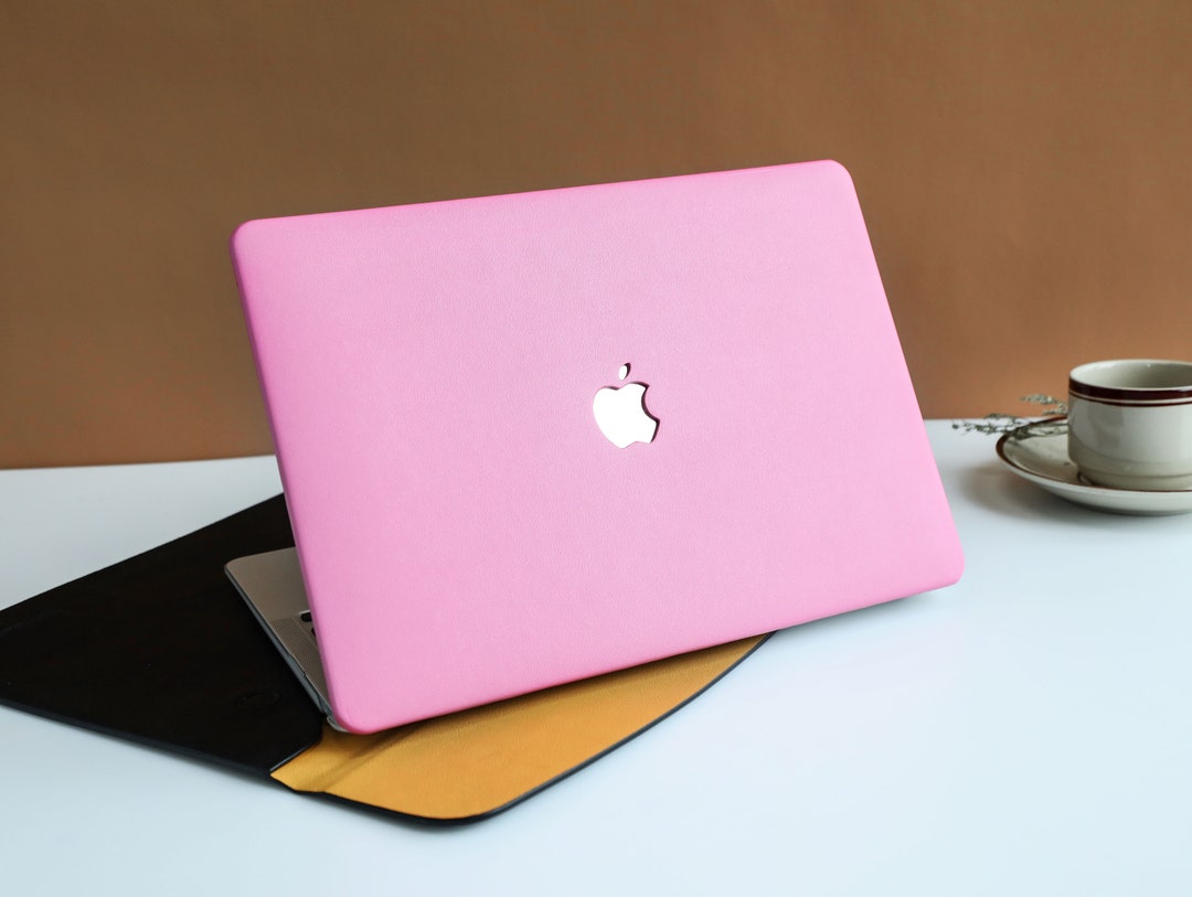 Taffy Pink Leather MacBook Hard Protective Case, for MacBook Air 11/13 ...