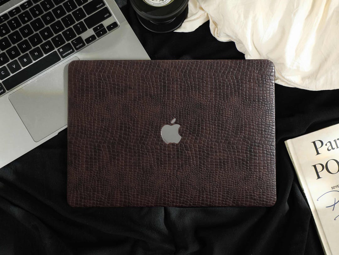 Black Textured Crocodile MacBook Protective Case for MacBook Air 11/13 ...