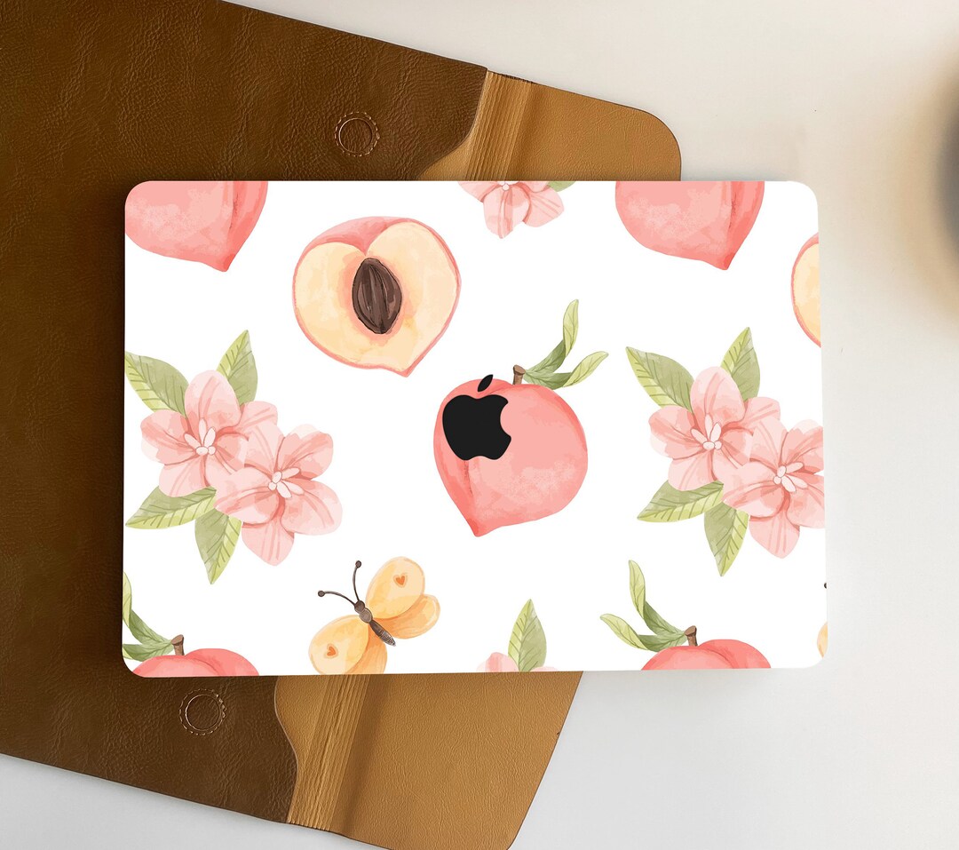 Peach Flora MacBook Case personalisierte Fall für MacBook Pro 13/14/15 ...