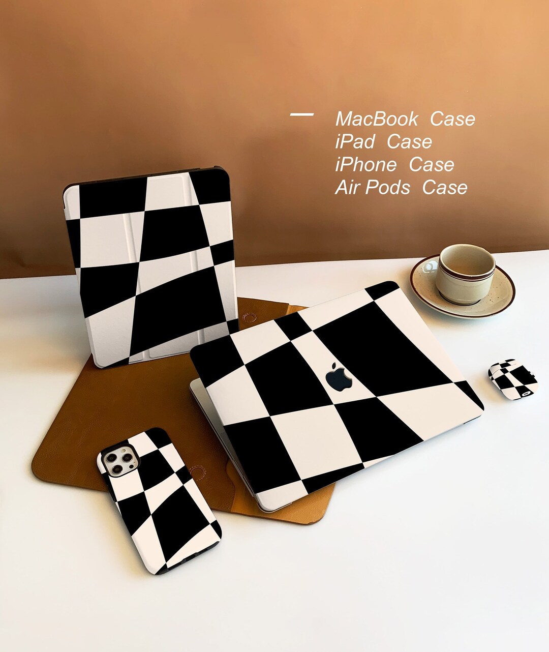 Oreo Distorted Square New Pro Mac Hard Protective Case Personalized ...