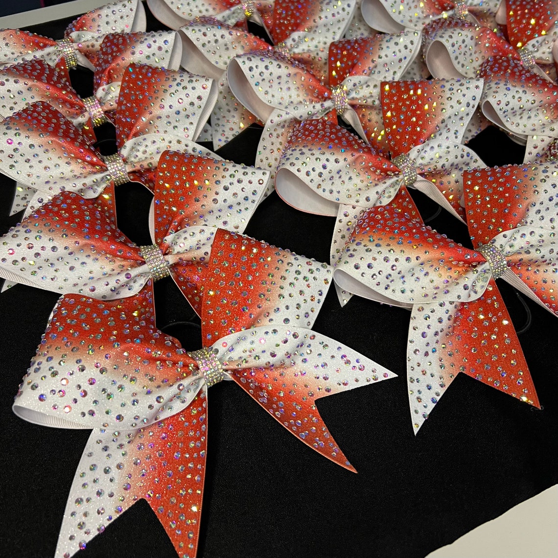 Rhinestone Template for Cheer Bows Silhouette File Download - Etsy