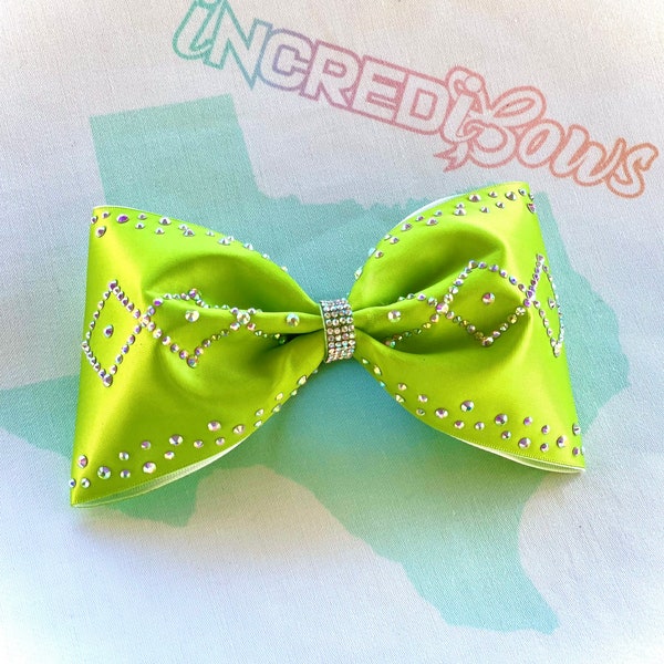 Green Cheer Bow - Etsy