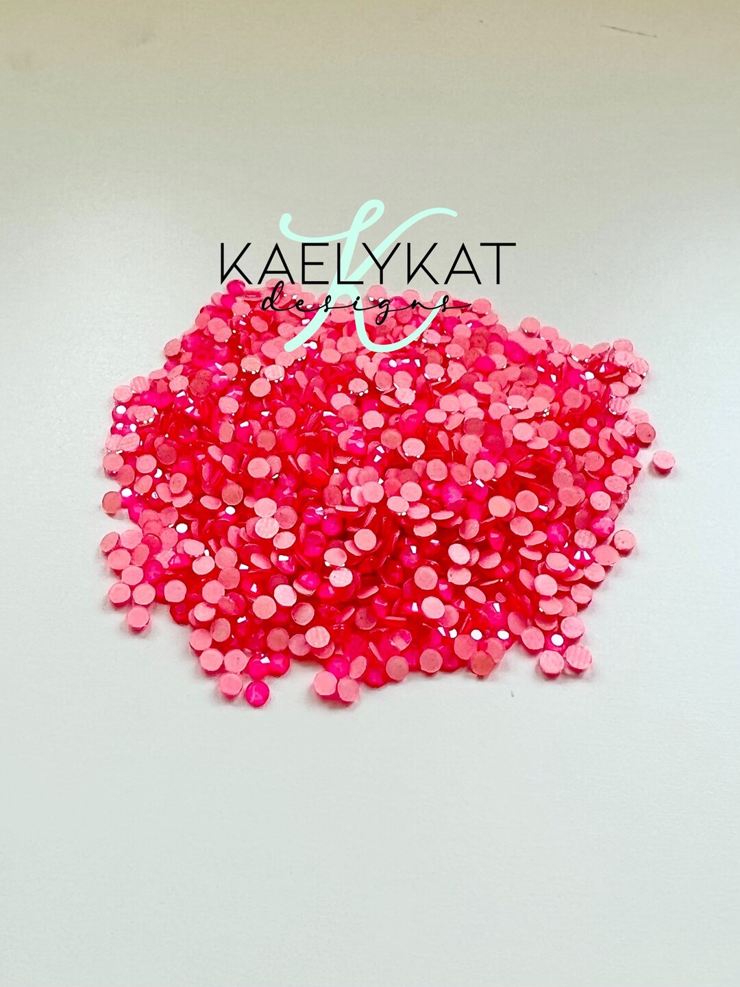 Hotfix HOT NEON PINK Rhinestones - Etsy