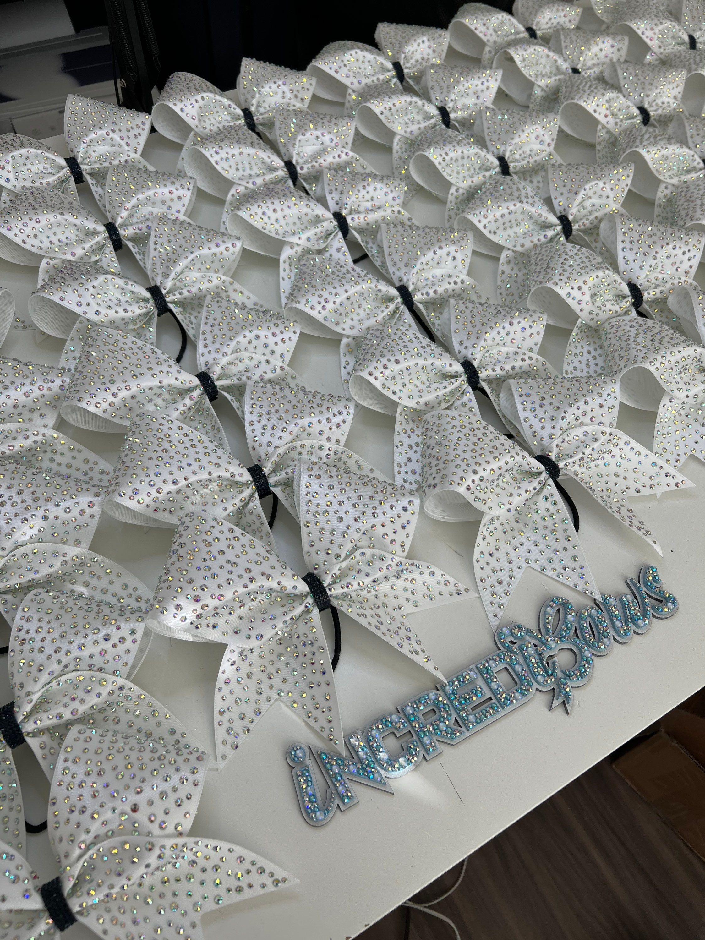 Rhinestone Template for Cheer Bows Silhouette File Download - Etsy