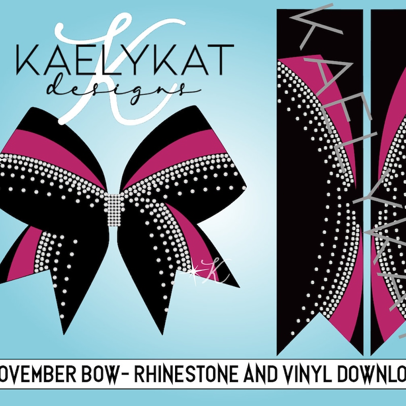 Cheer Bow Svg - Etsy