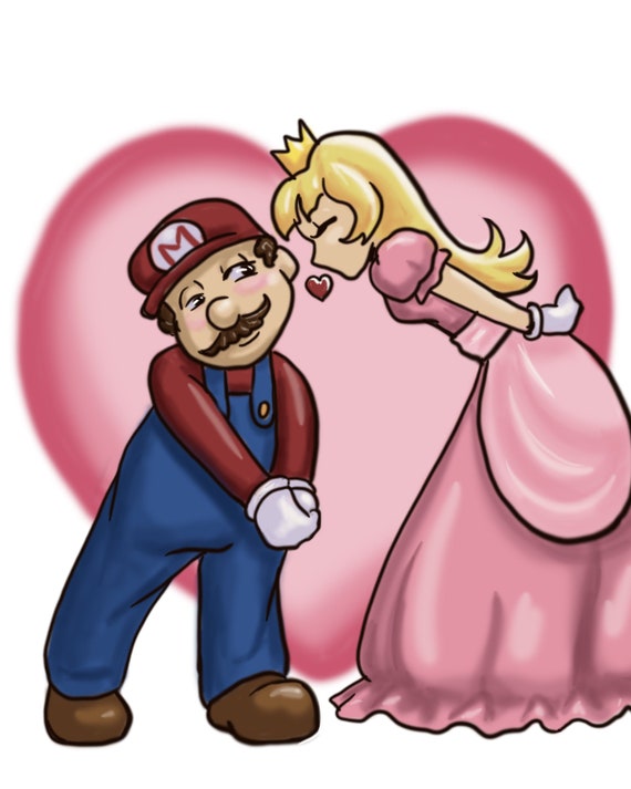 Mario And Peach Together
