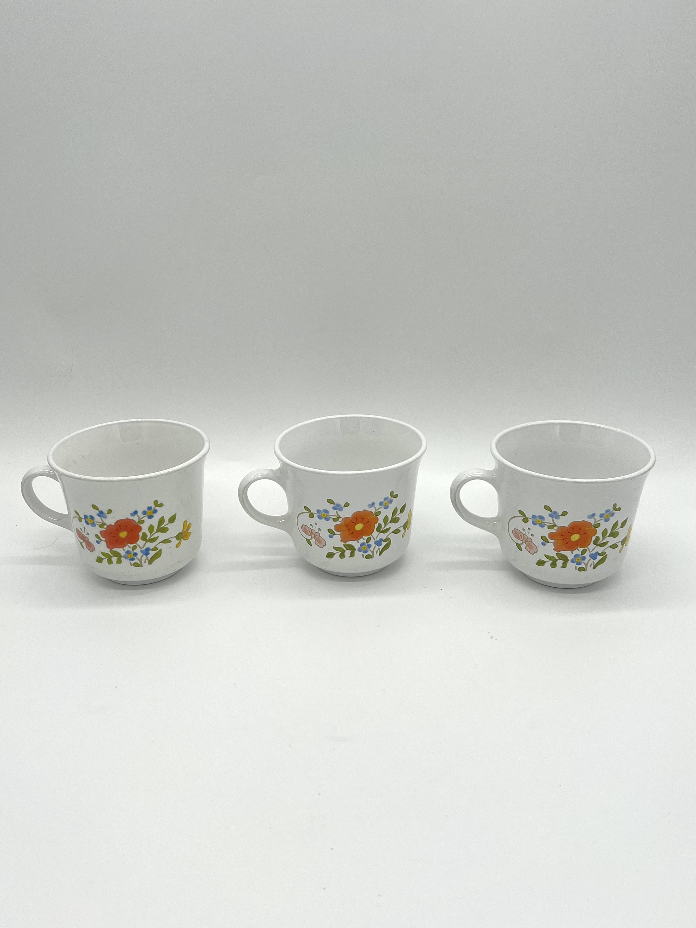 Corelle Tea/coffee Set Mid Century Floral Design - Etsy