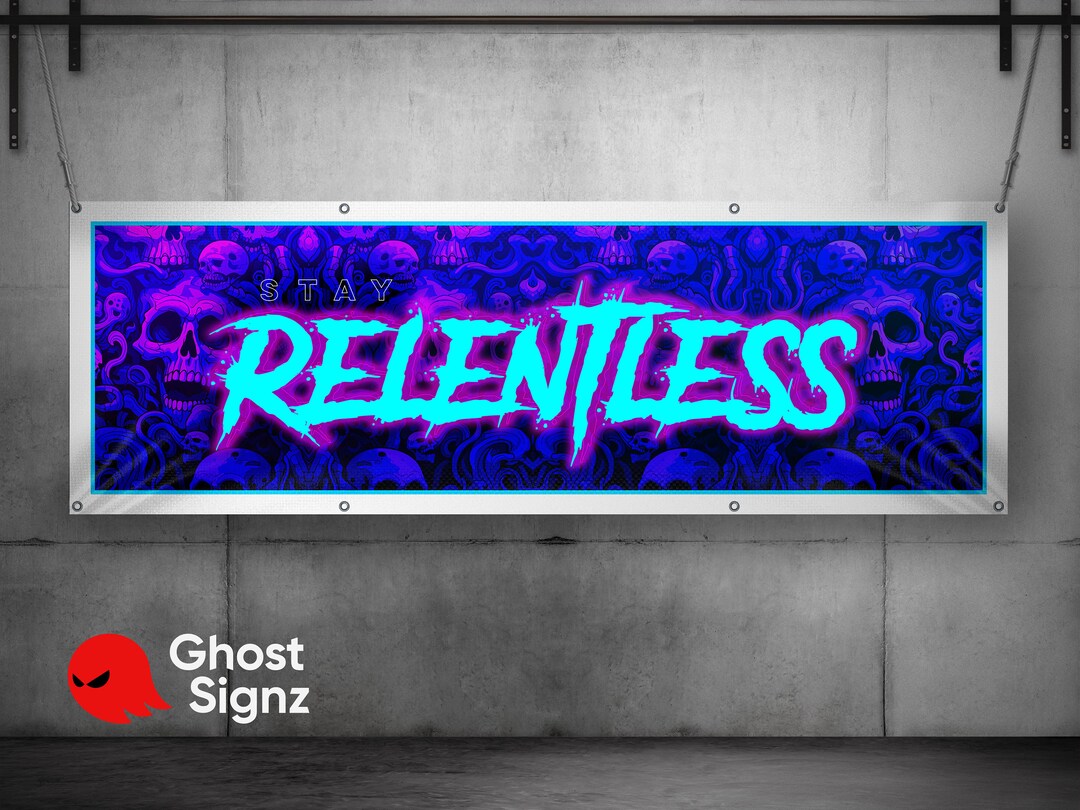 Stay Relentless: Retro 80's Pink Blue Purple Female Fitness ...