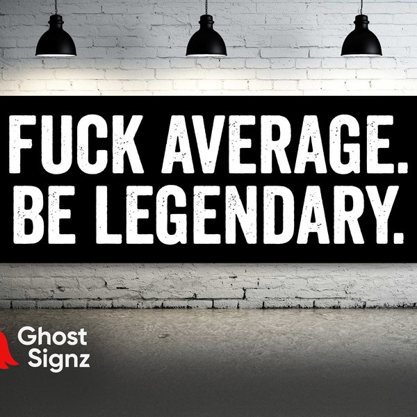 Be Legendary Poster - Etsy