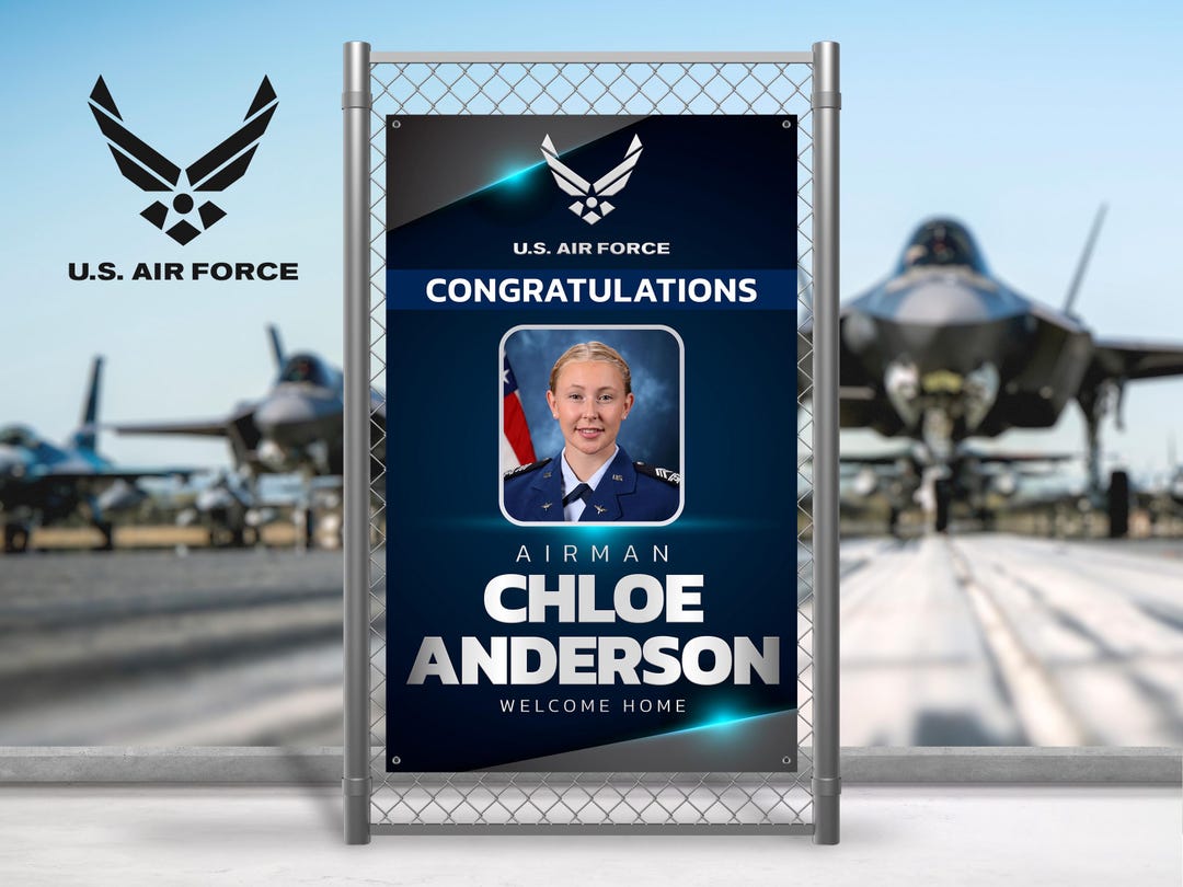 U.S. Air Force Personalized Banner - Welcome Home - United States ...