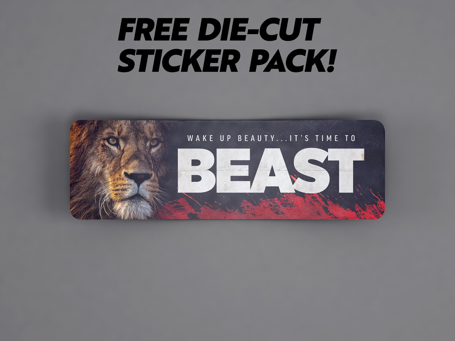 Home Gym Beast Lion Wall Banner Garage Poster Art Fitness - Etsy