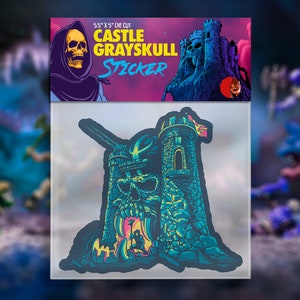 Castle Grayskull Skeletor He-man 80s Cartoon - Die Cut Vinyl Sticker ...