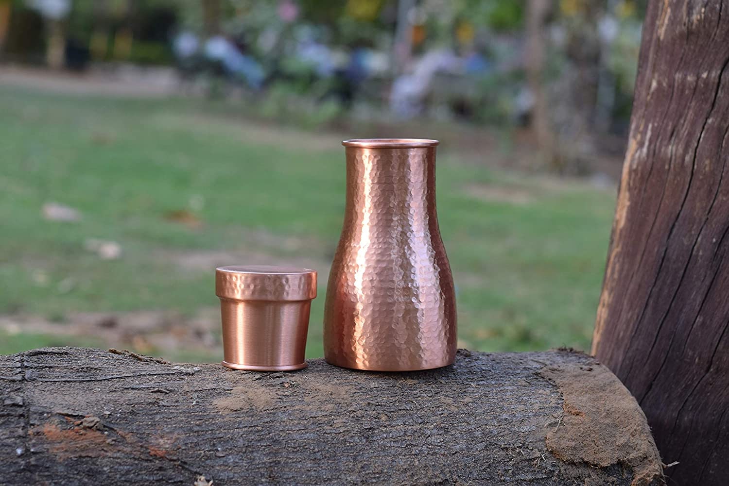 Handcrafted Pure Copper Jug/ Tumbler/bottle With a Lid for - Etsy UK