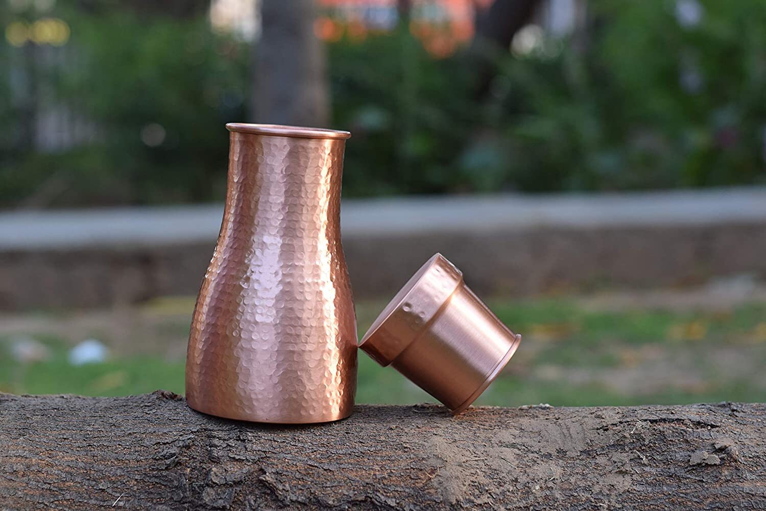 Handcrafted Pure Copper Jug/ Tumbler/bottle With a Lid for - Etsy