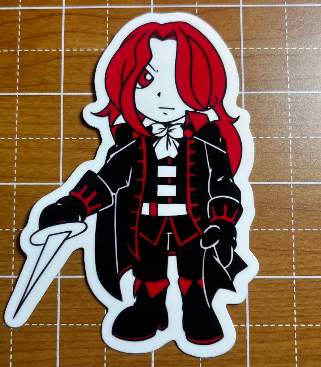 Alucard Laminated Sticker - Etsy