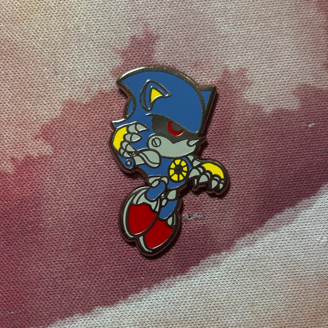 Metal Sonic Enamel Pin - Etsy