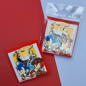 Sonic the Hedgehog Enamel Pin Set - Etsy