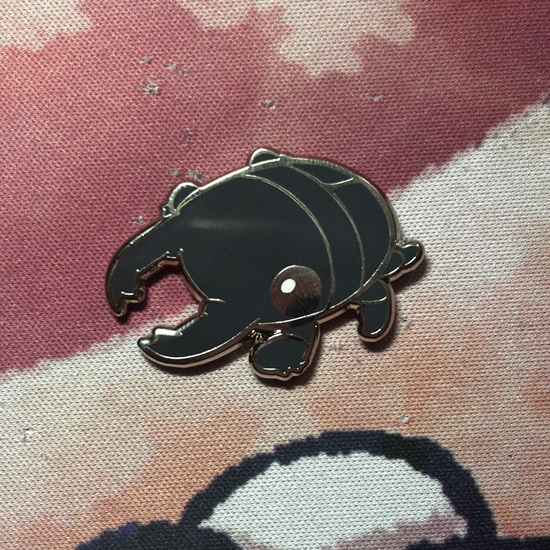 Stag Beetle Enamel Pin - Etsy