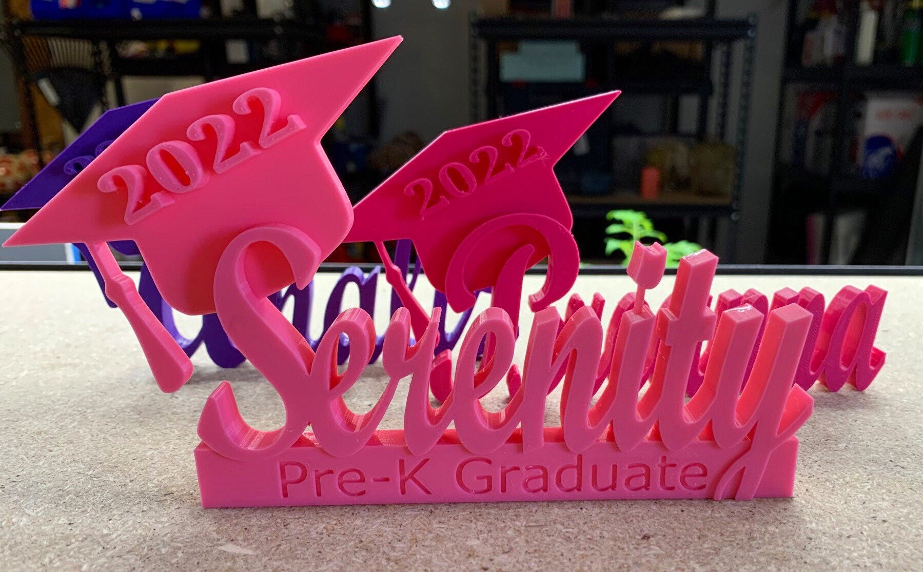 Personalized Graduate Graduation Sign With Grade Shelf - Etsy