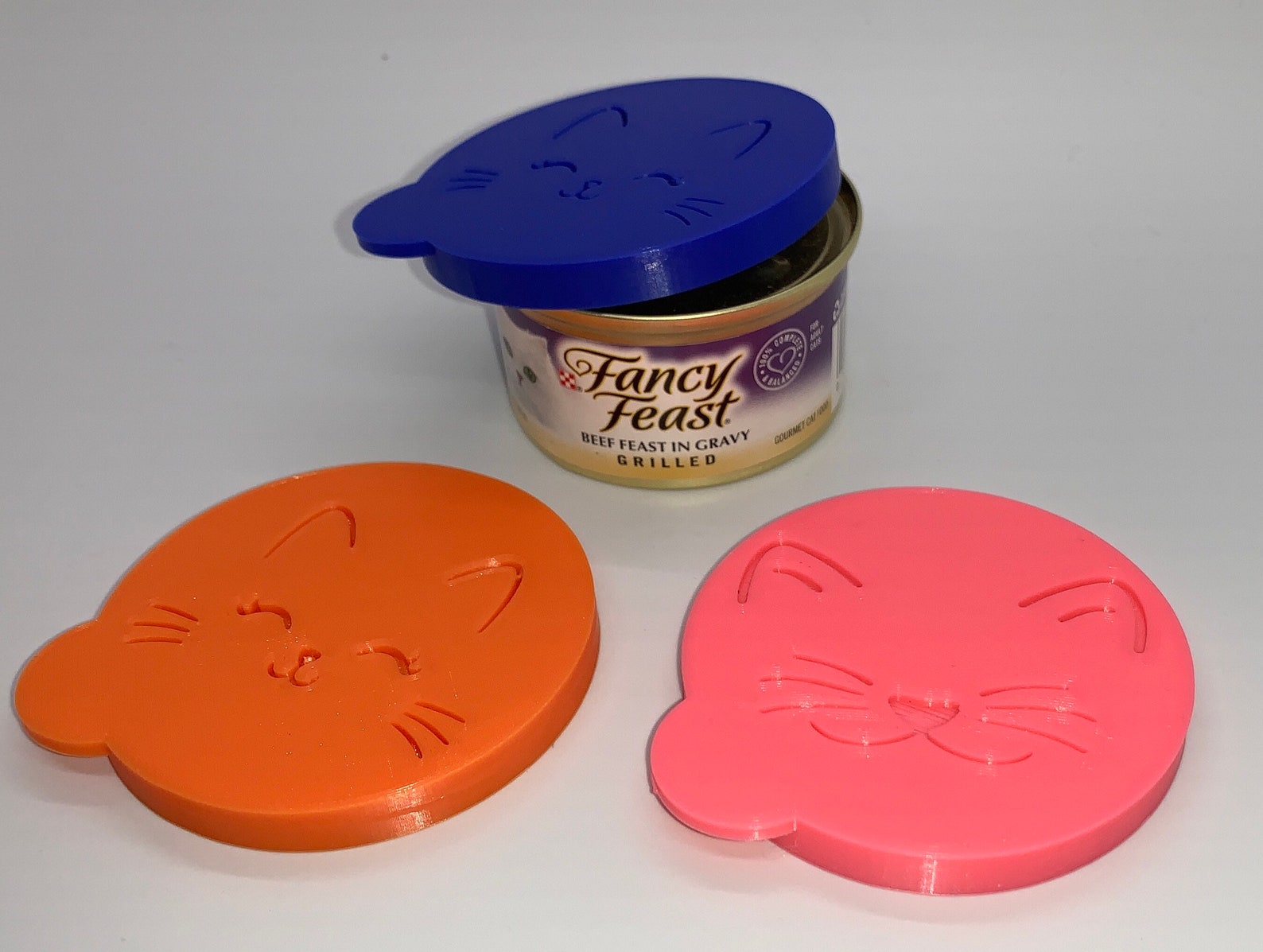 Cat Face Cat Food Lid, 3D Printed - Etsy