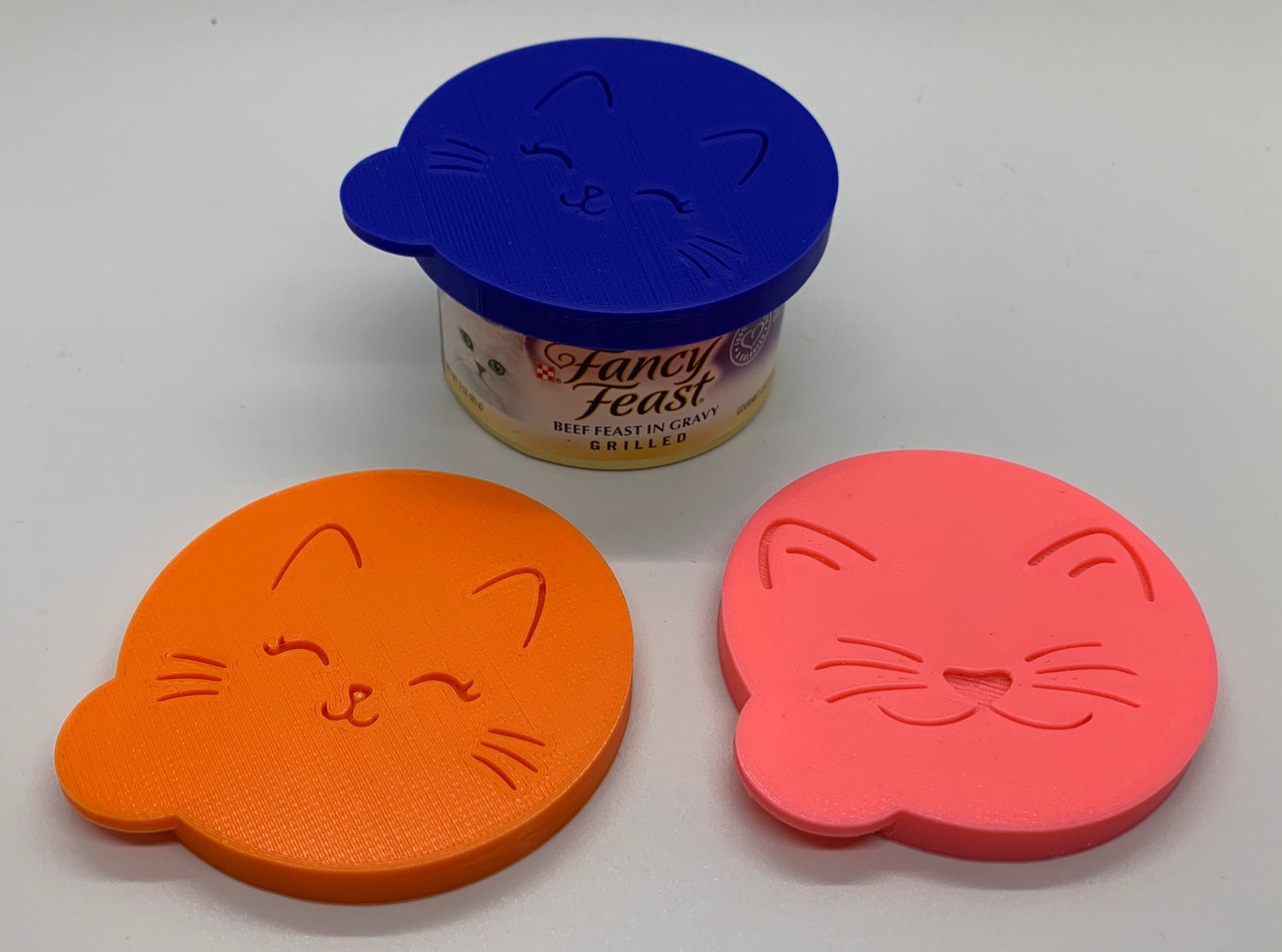 Cat Face Cat Food Lid, 3D Printed - Etsy