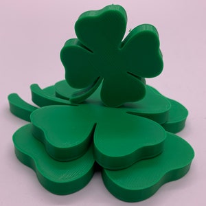 Personalized Decorative St Patrick’s Day Shamrock, Shelf Sitter, Tiered ...