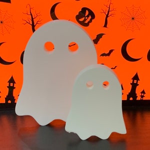 Personalized Decorative Ghost, Shelf Sitter, Tiered Tray, 3D Printed - Etsy