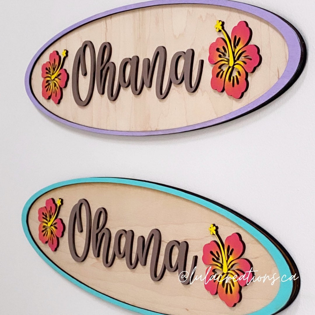 Ohana Wooden Sign - Etsy