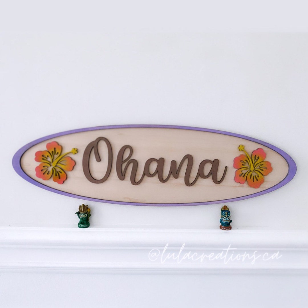 Ohana Wooden Sign - Etsy