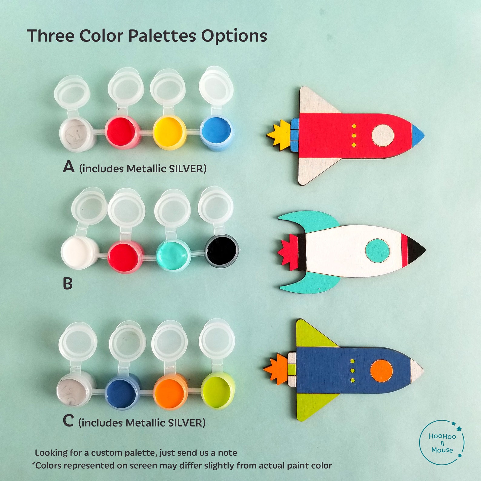 Space Party Favors, Rocketship Paint Kit, Outer Space Goodie Bag, Out ...