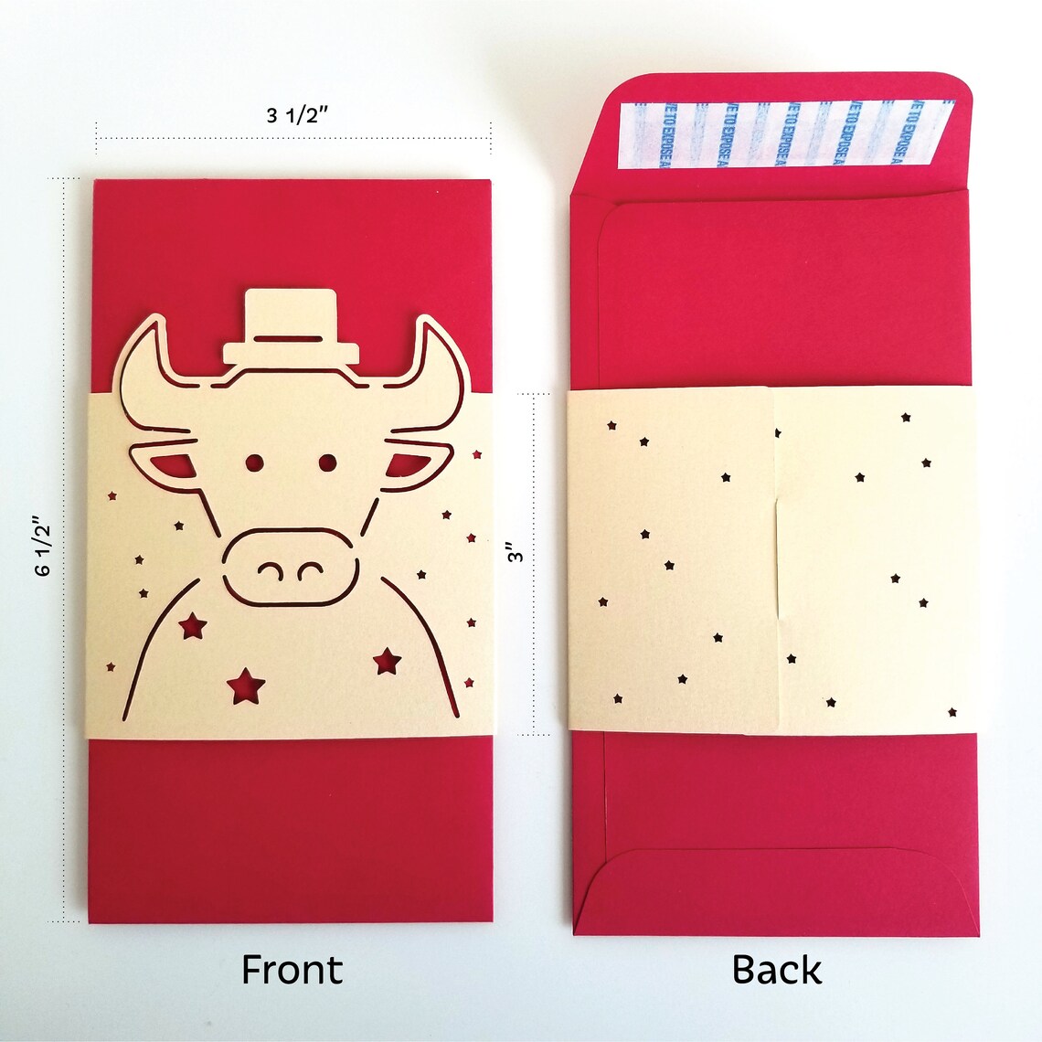 2021 Personalized Red Envelopes Lunar New Year Year of the - Etsy