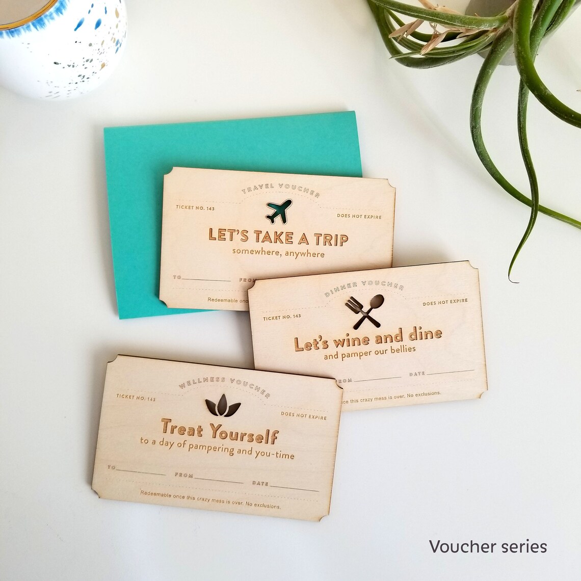 Dinner Voucher Covid Card Quarantine IOU let's - Etsy