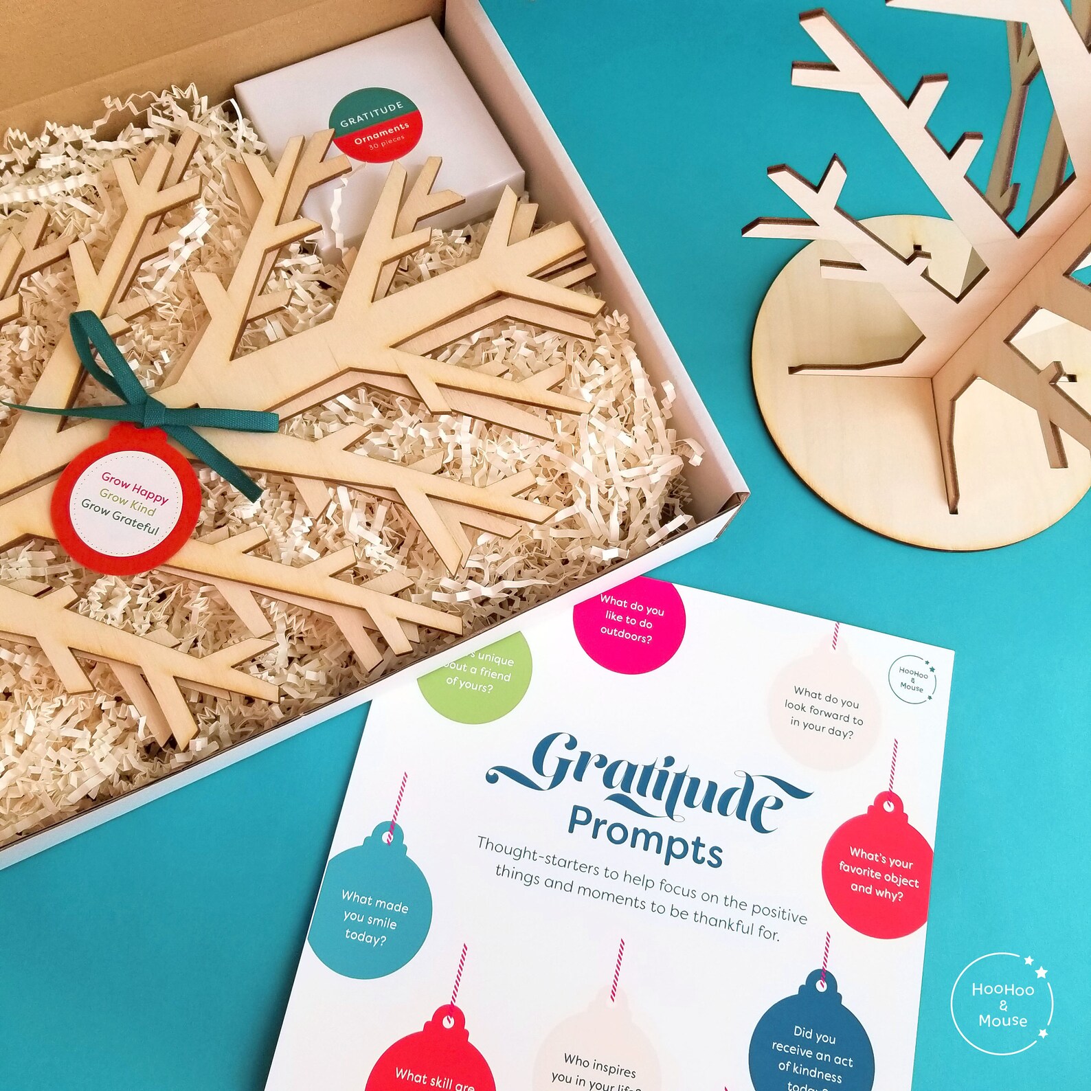 Holiday Gratitude Tree, Gratitude Game, Christmas Family Activity Kit ...