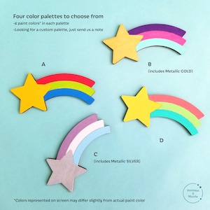 Rainbow Magnet Paint Set, DIY Magnet Paint Kit, Art Party Favor, Paint ...