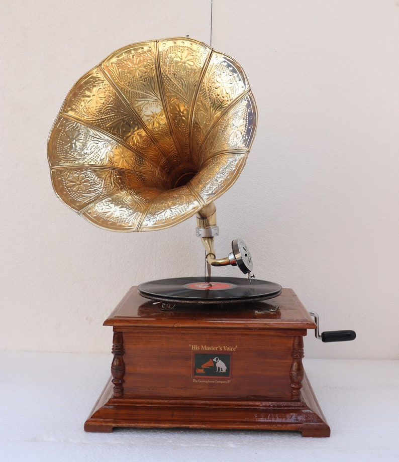 New Design Replica Gramophone Player Working Gramophone Record | Etsy