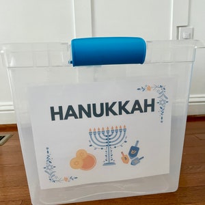 Jewish Holiday Name Tags for Storage Boxes - Etsy