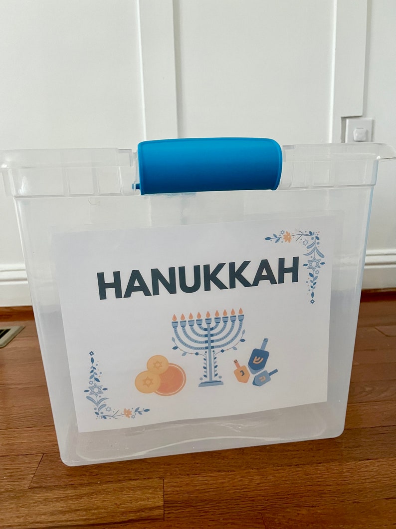 Jewish Holiday Name Tags for Storage Boxes - Etsy