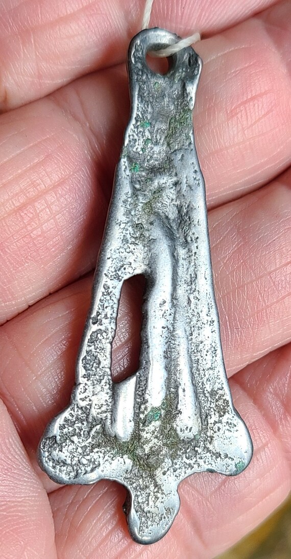 Ancient Viking Bronze Goose Foot Pendant 9th Century … - Gem