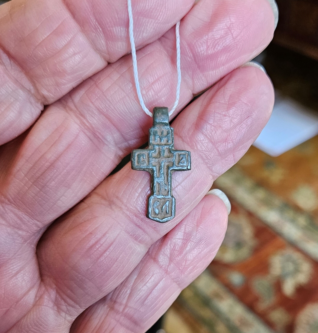 Ancient Bronze Cross 14th Century - Etsy