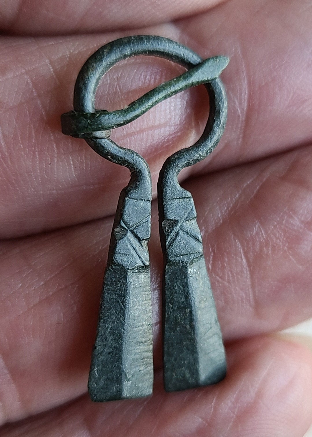 Ancient Bronze Viking Omega Broach 9th Century Finno-ugric Very Rare ...