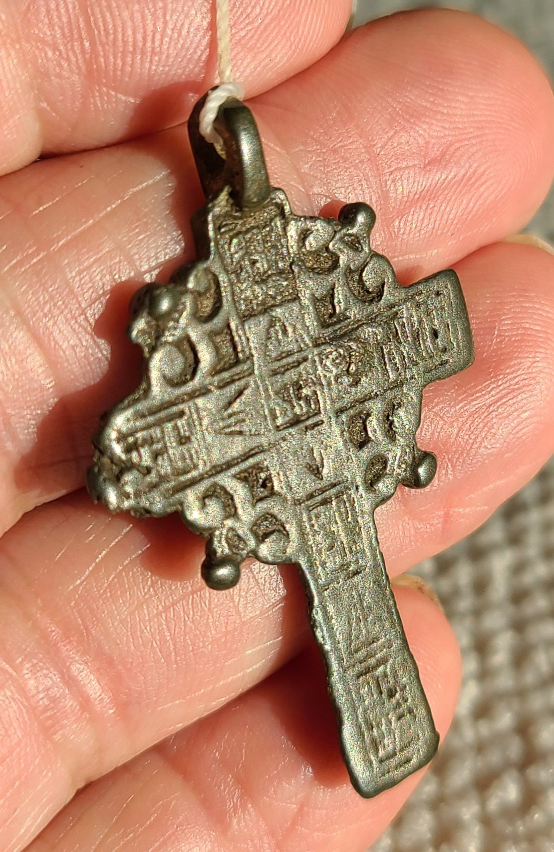 Ancient Bronze Cross 15th Century - Etsy